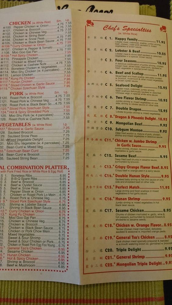 Menu at China Wok restaurant, Woodstock, S Main St