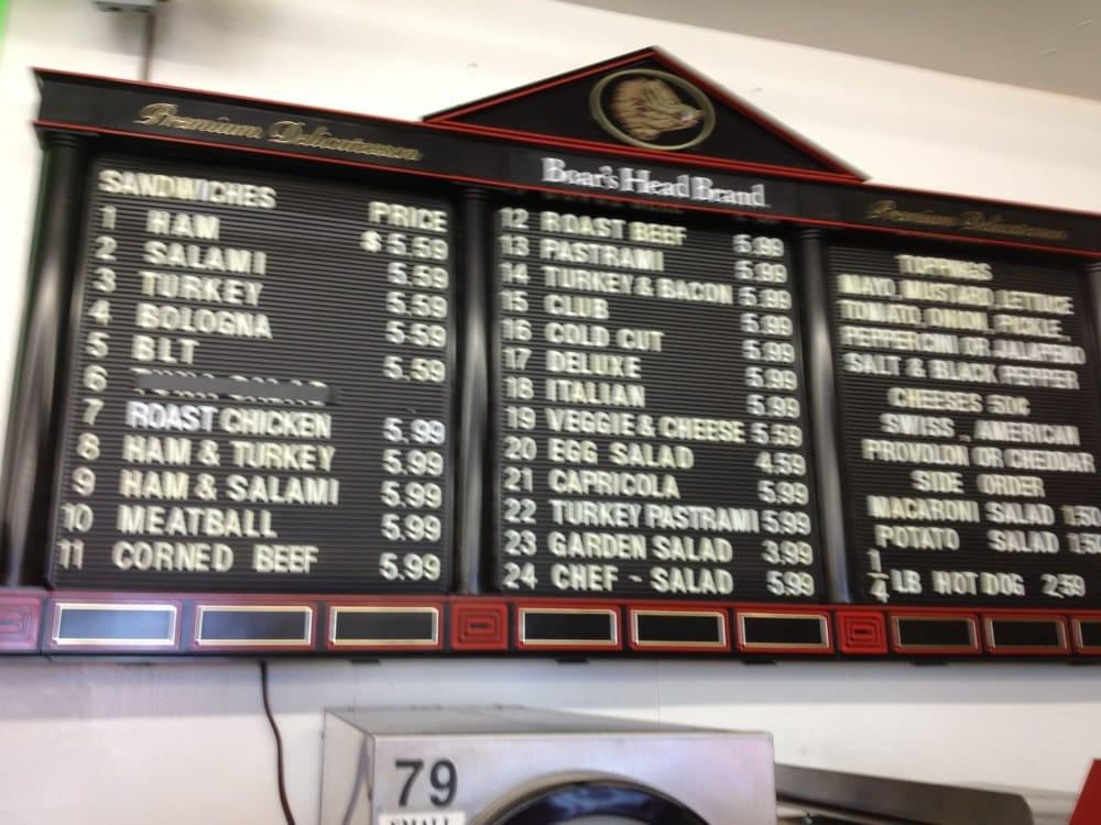 Menu at 56th Street Deli & Market, Phoenix