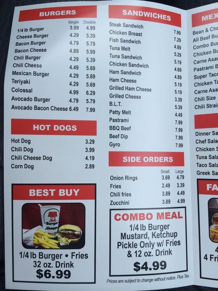 Menu at Burger & More restaurant, Phoenix, W Thomas Rd