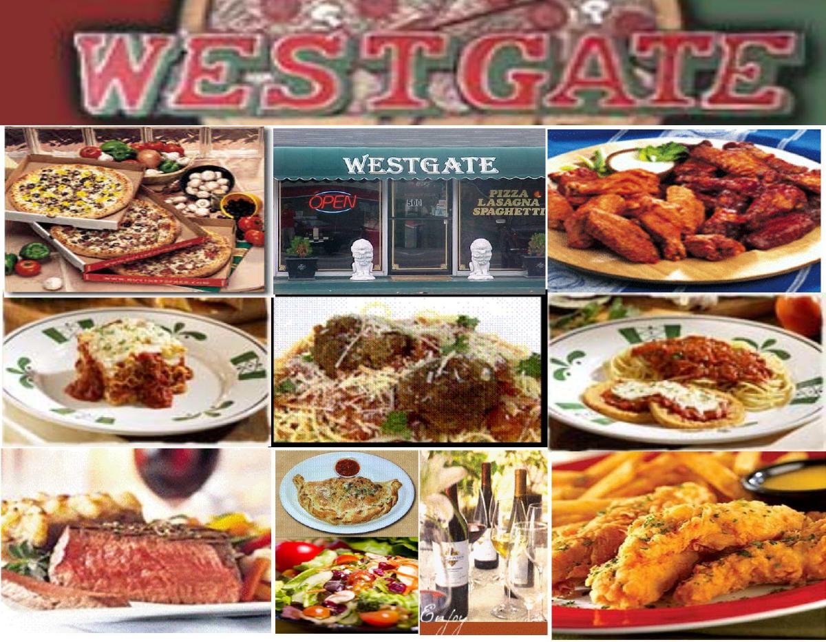 Menu at Westgate Pizza & Restaurant, Honea Path