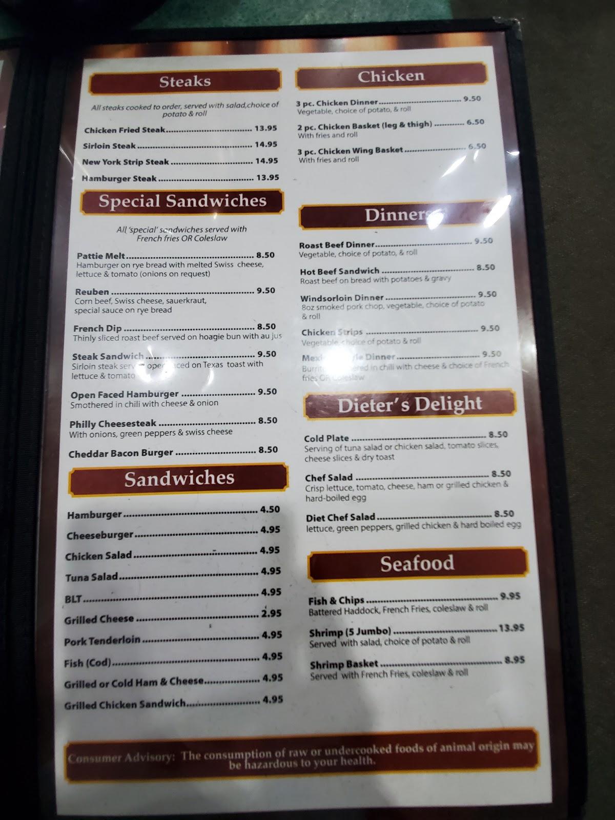 Menu at Stack 'N Steak Family Restaurant, Columbus
