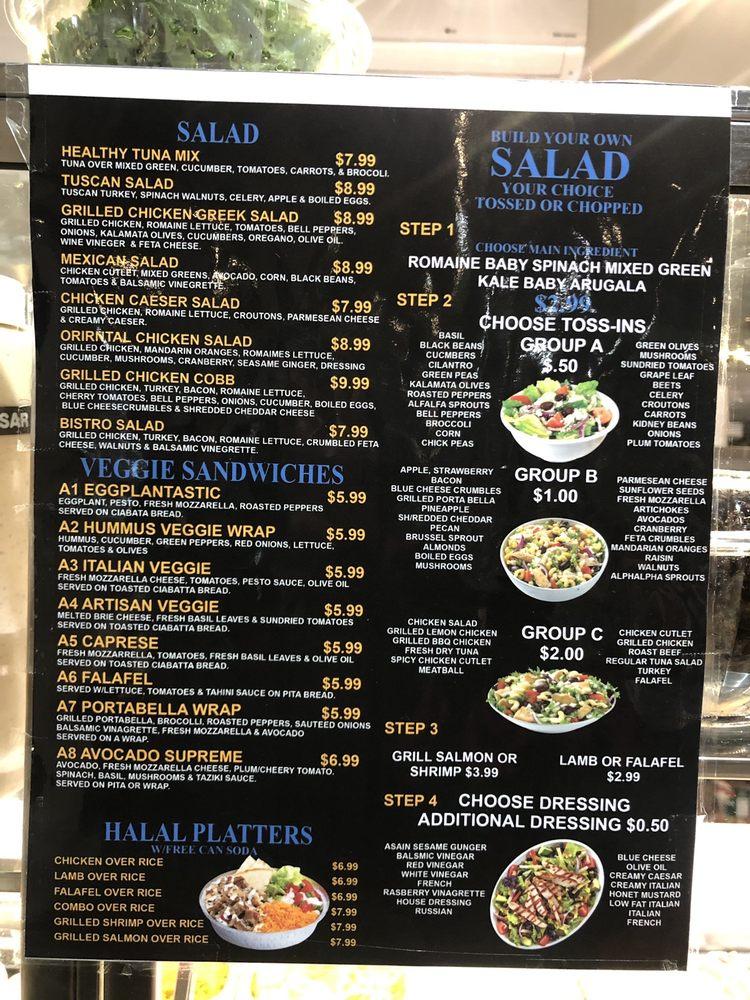 Menu at Gourmet Garden Market pub & bar, New York City