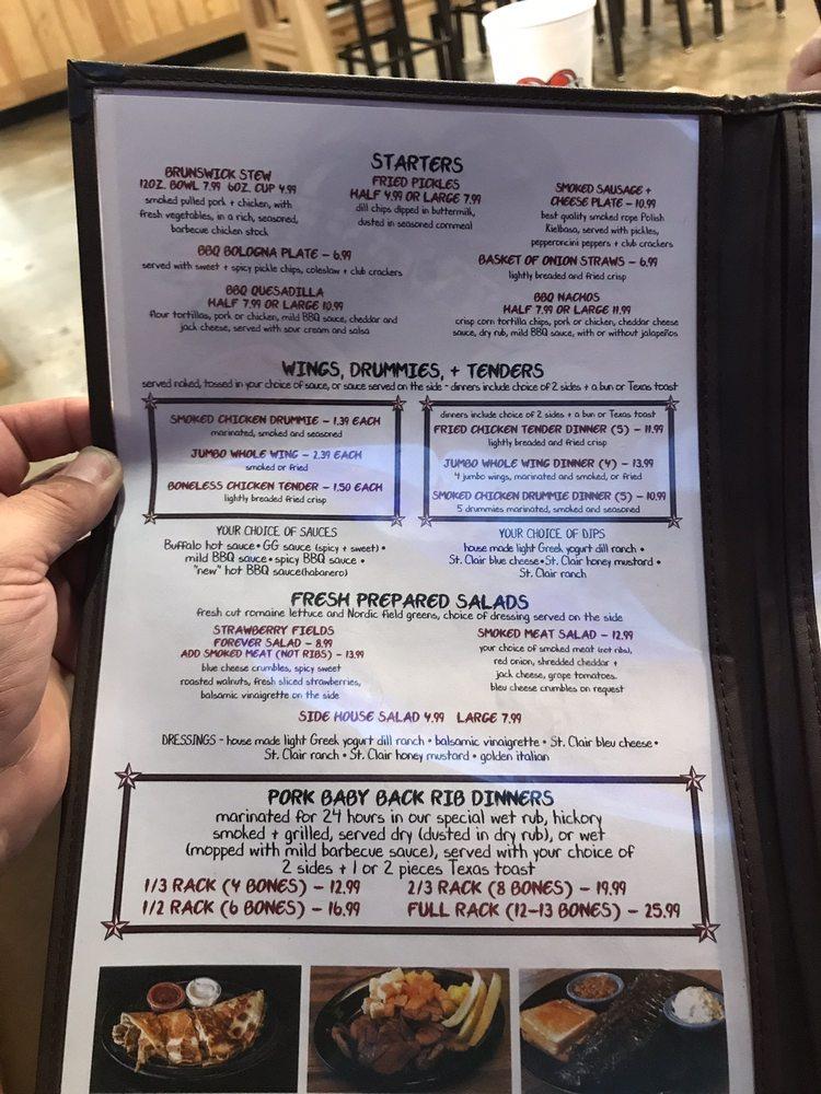 Menu at One & Only BBQ, Southaven
