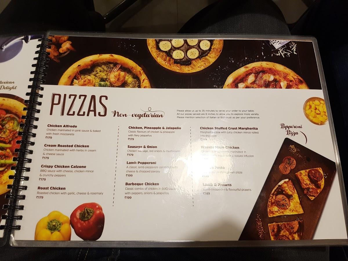 Menu at Onestà, Hyderabad, 303 3Rd floor