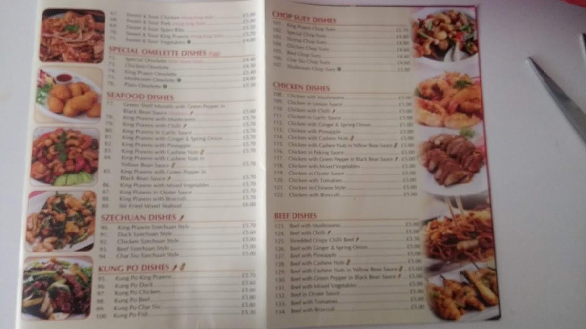 Menu at Golden Fry Take Away restaurant, Feltham, 55 Swan Rd