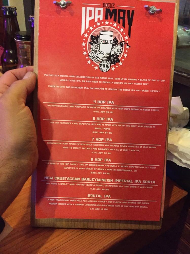 Menu at Rogue Ales Bayfront Public House, Newport