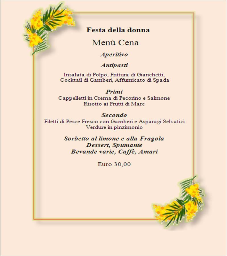 Menu at Sa Ruina restaurant, Assemini, loc. Sa Ruina