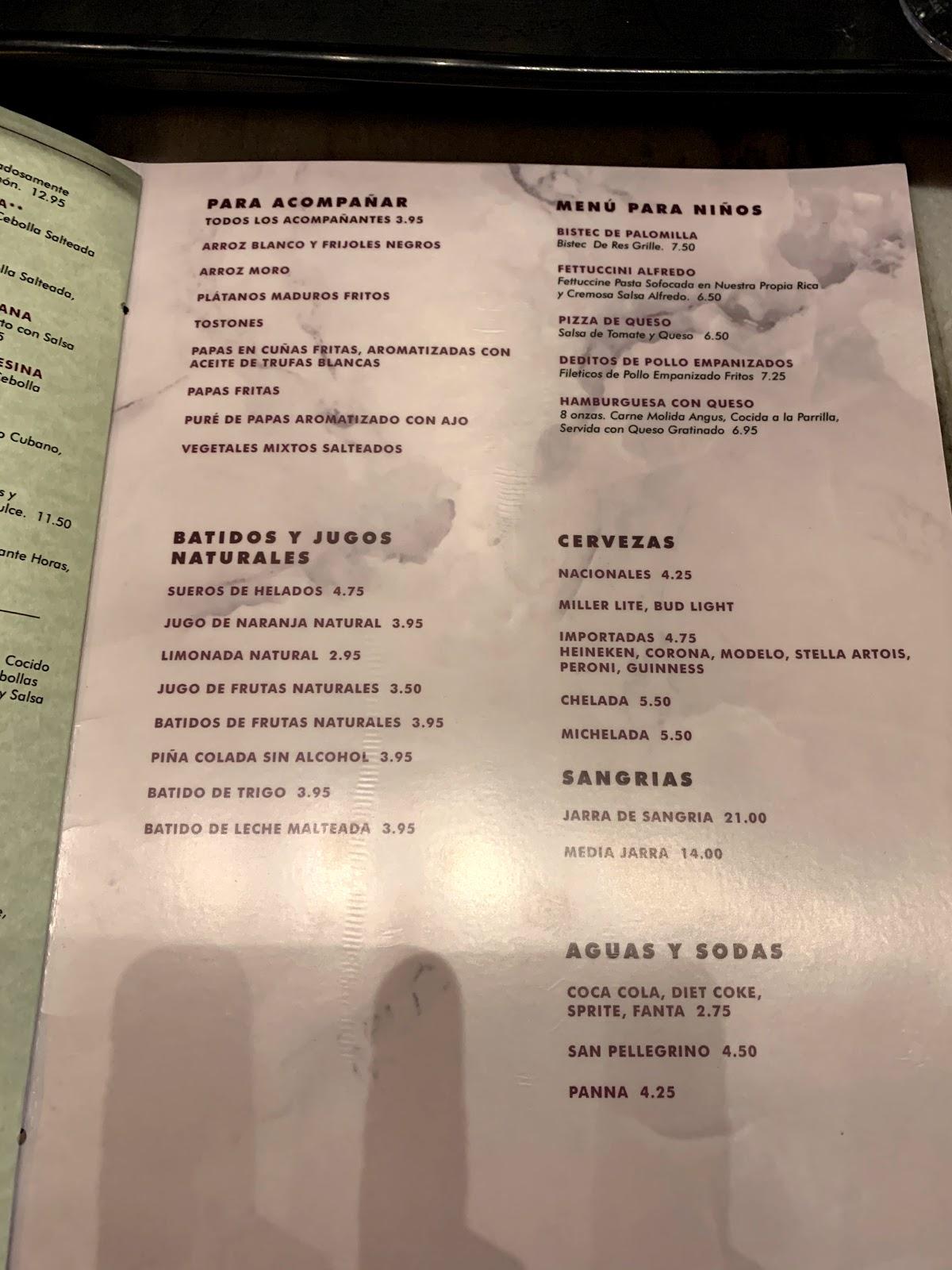 Menu at Montecatini - Italian Restaurant Kendall, Miami, Kendale Lakes
