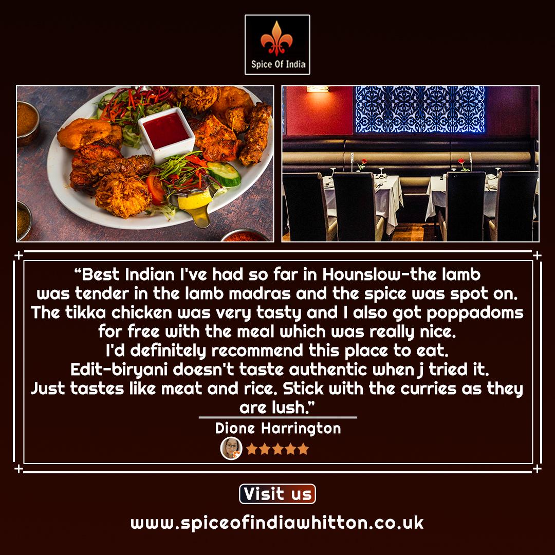Menu at Spice of India, Whitton restaurant, Twickenham, 27 High Street ...