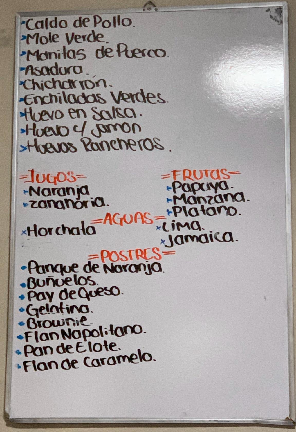Carta del restaurante La Trattoria del la Piccola Giovanna, Santiago ...