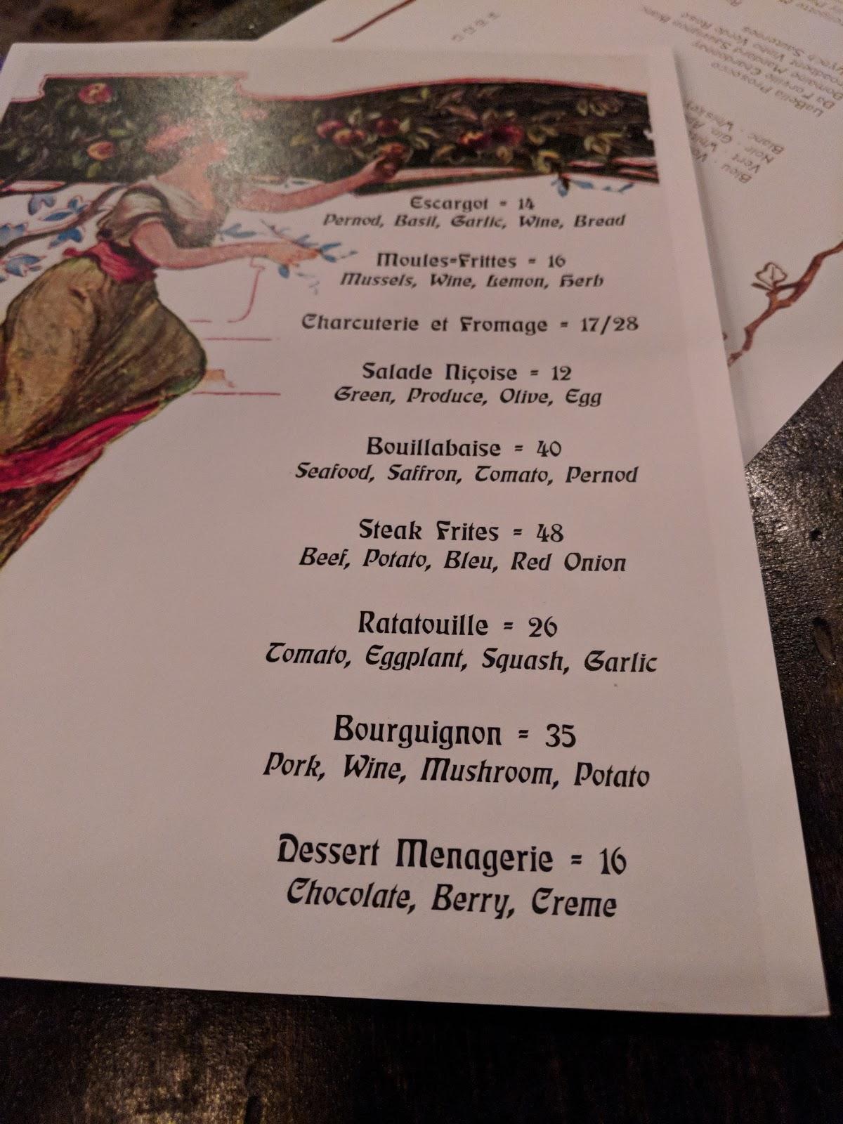 Menu at Boston Title & Abstract pub & bar, Tulsa