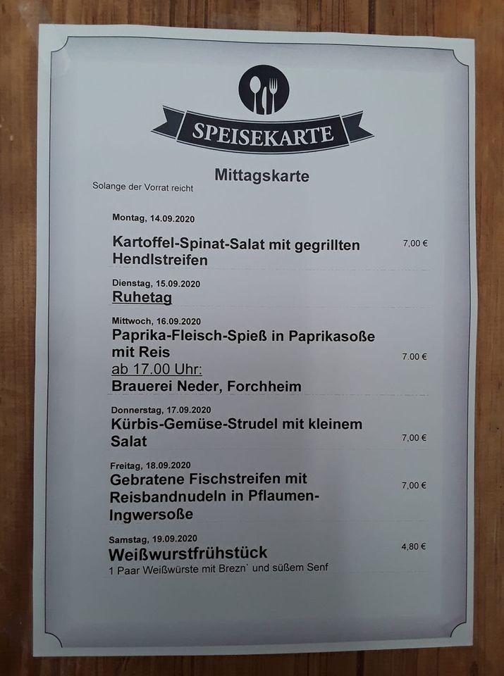 Speisekarte von Café Florian cafe, Bayreuth, Badstraße 13