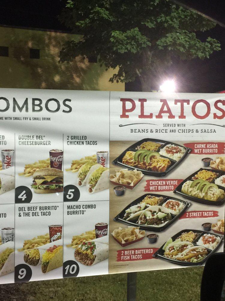 Menu at Del Taco fast food, Smyrna, Cobb Pkwy SE