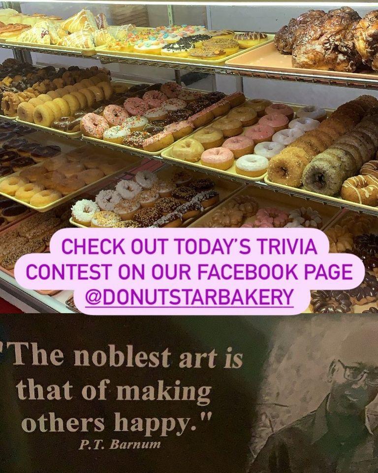Menu at Donut Star, Burnsville
