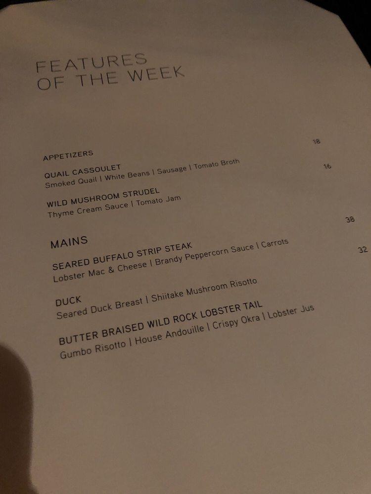 Menu at Helen's Restaurant, Seven Springs