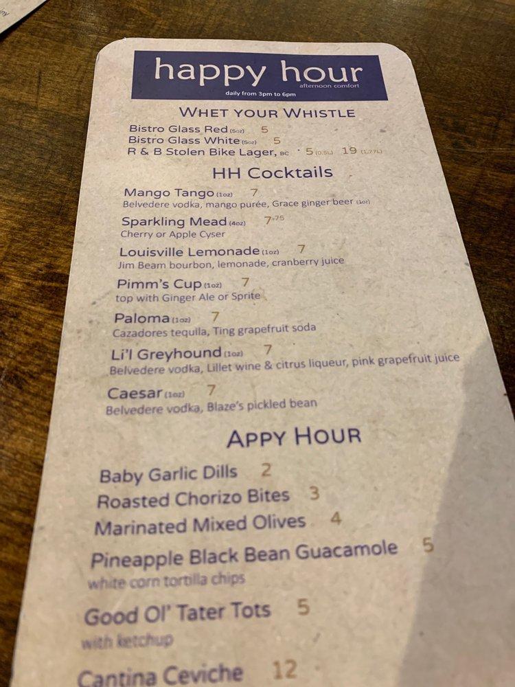 Menu at Burgoo pub & bar, Vancouver, 101-1100 Burrard St
