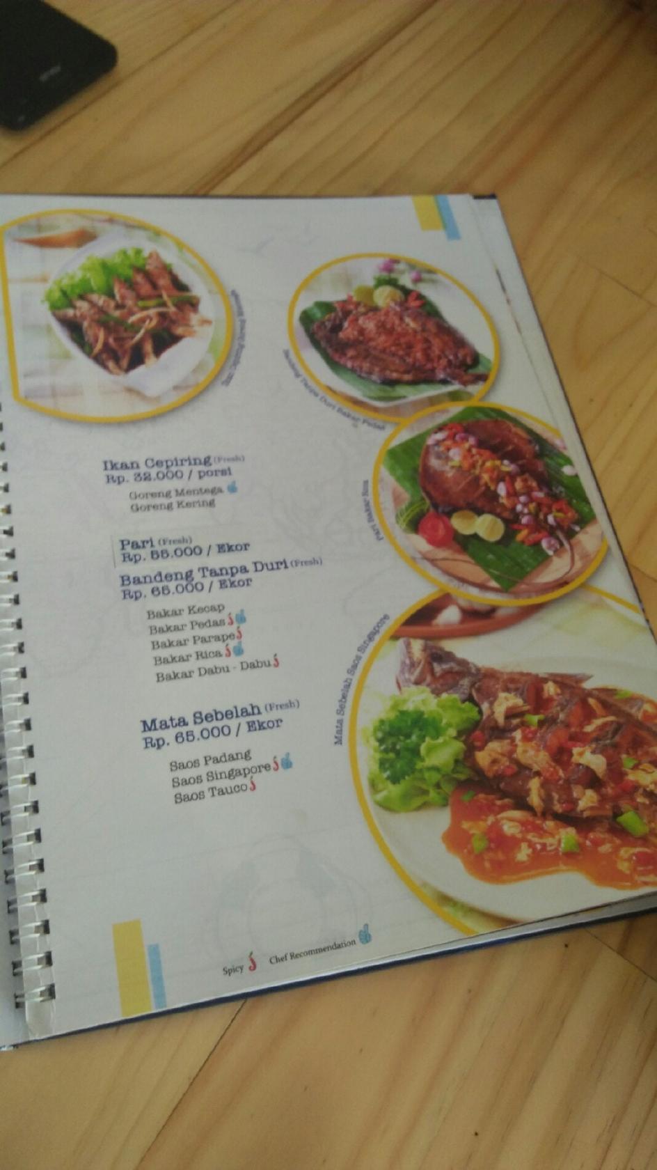 Menu at Daun Lada restaurant, Surabaya, Tunjungan Plaza 6