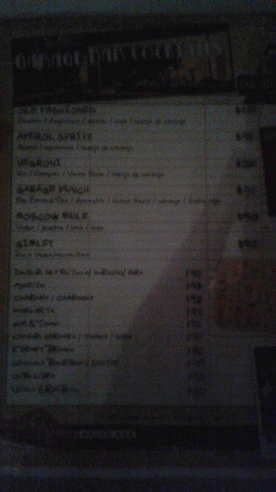 Menu at Pier 54 San Telmo pub & bar, Buenos Aires, Chile 631