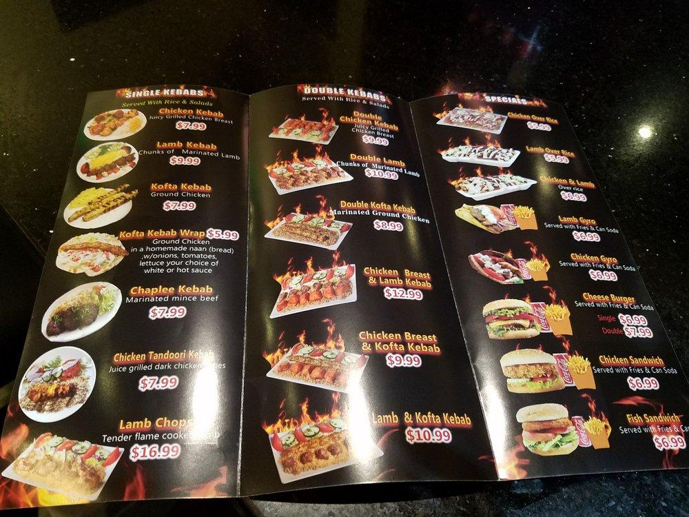 Carta del restaurante Kebab Express Halal Grill, Huntington Station