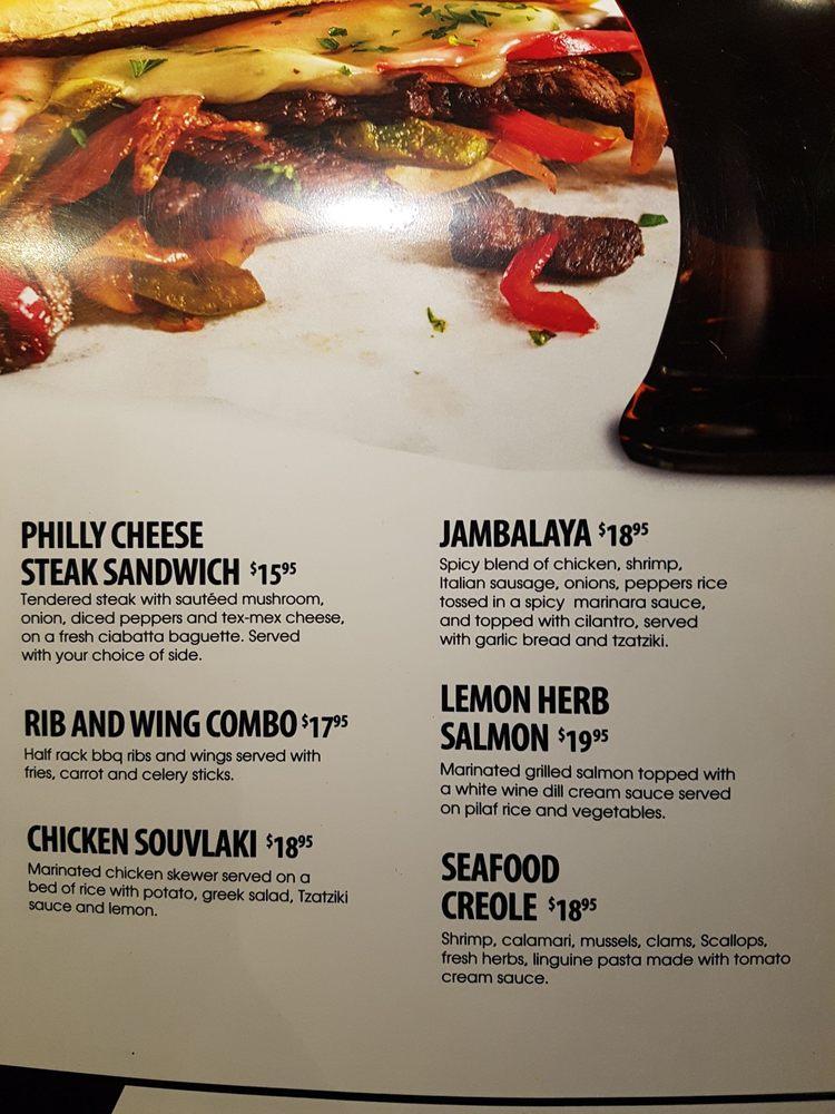 Menu at Fox And Fiddle pub & bar, Toronto, 865 York Mills Road