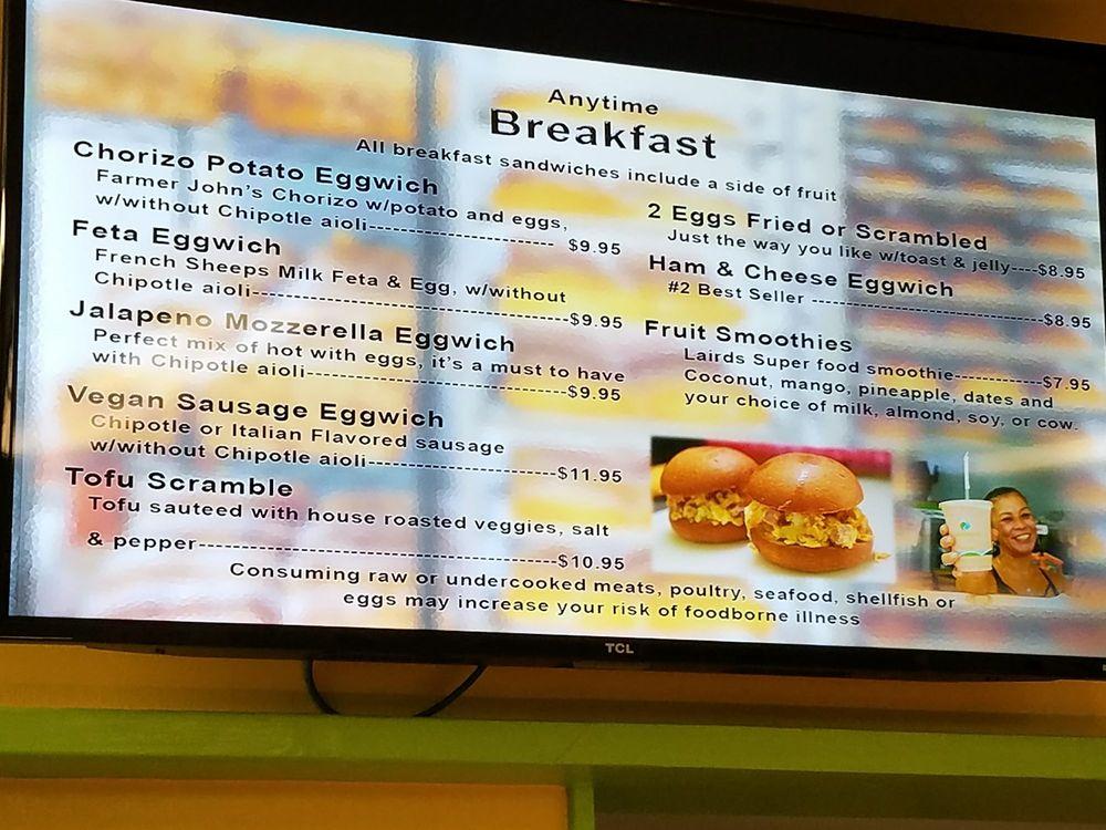 Menu at Passion Bakery Cafe, Kapaa