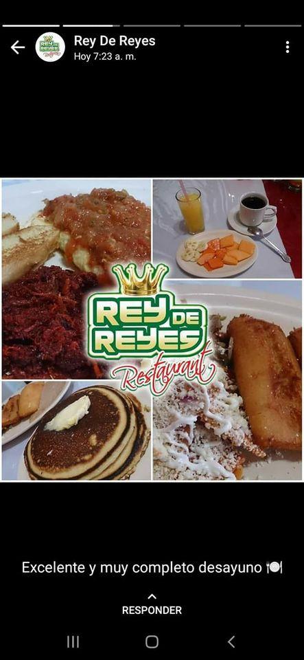Menu at Rey de Reyes Restaurant, Los Mochis