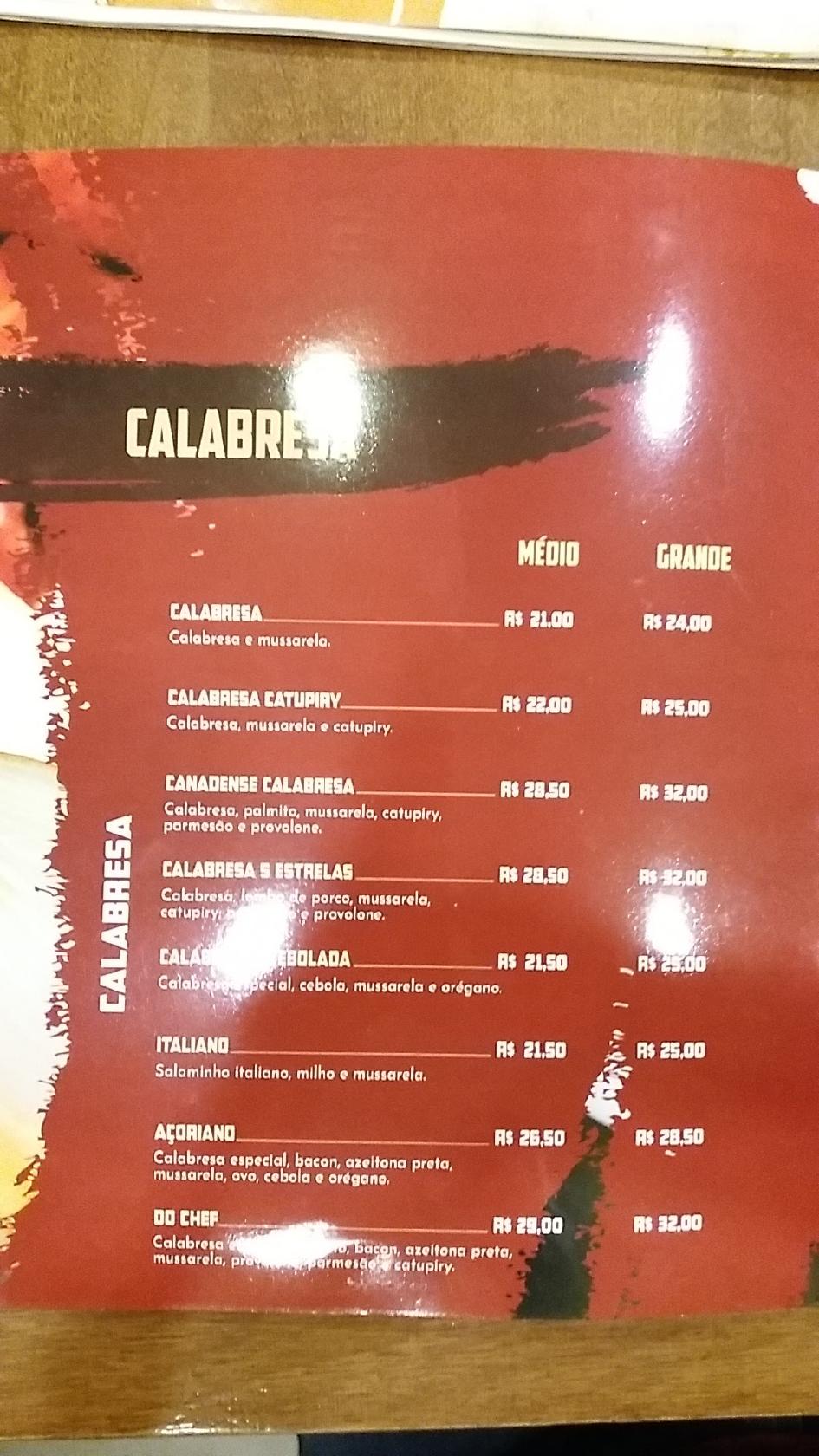Menu em Casa do Pastel restaurante, Santa Maria, Av. Ângelo Bolson