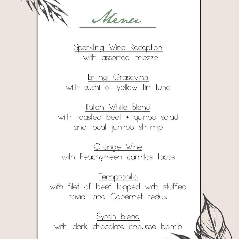 Menu at DOS Coffee & Wine pub & bar, St. Augustine