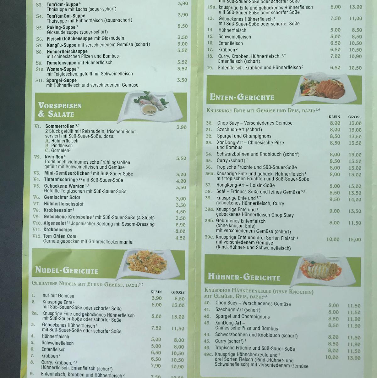 Menu at Enjoy Me Asia Restaurant in Einbeck, Einbeck