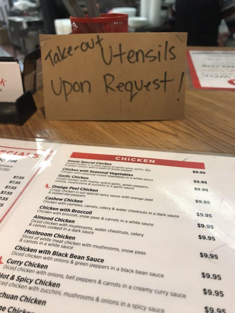 Menu at Quick Wok restaurant, San Diego, Rancho Carmel Dr UNIT 104