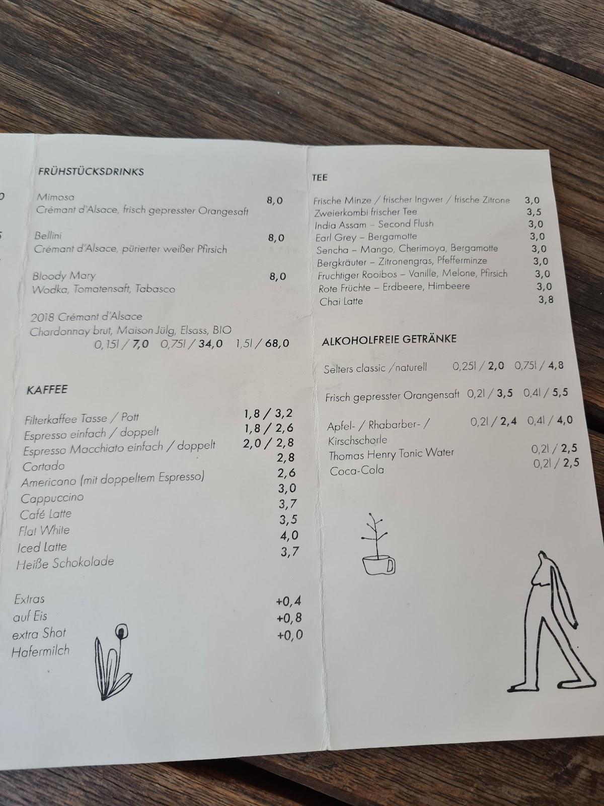 Menu at 21 gramm restaurant, Berlin, Hermannstraße 179