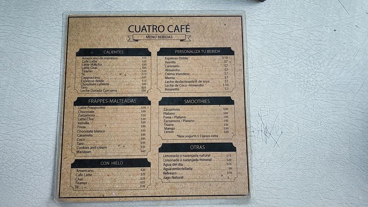 Carta de Cuatro Cafe, Tala