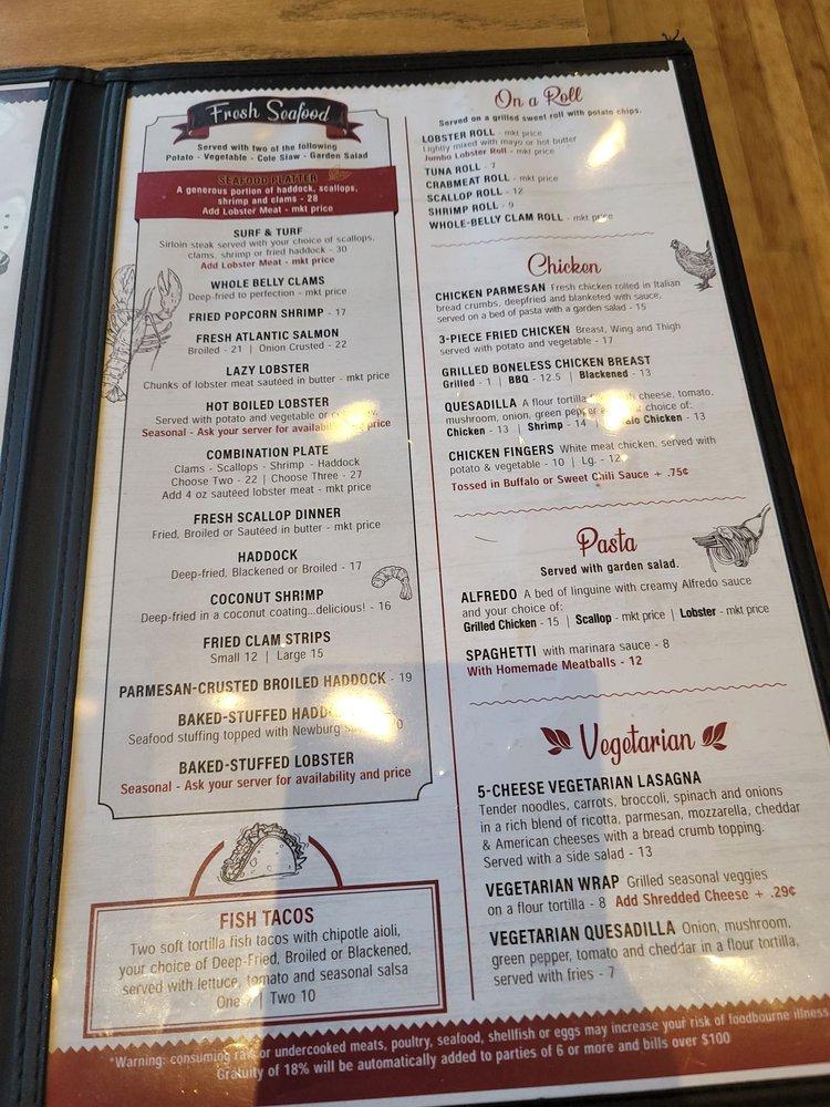 Menu at Helen's Restaurant of Ellsworth, Ellsworth