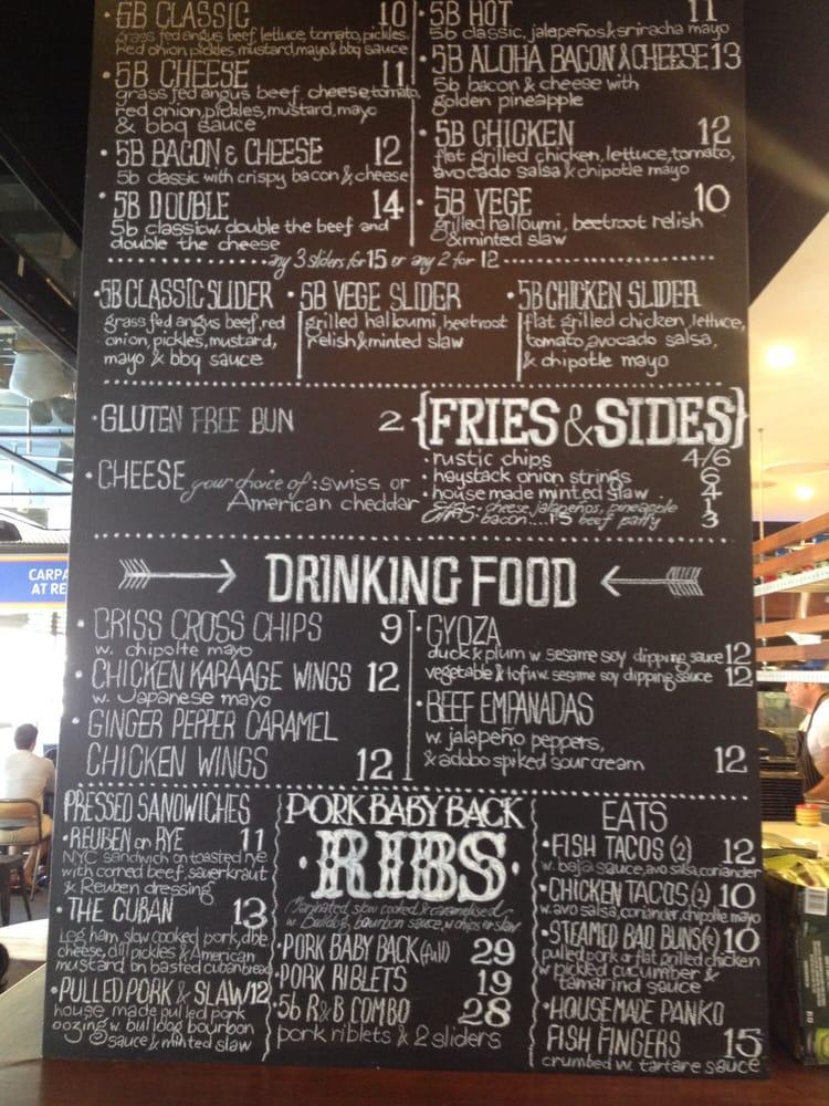 Menu at 5 Boroughs Stones Corner restaurant, Greenslopes, 9/401-405 ...