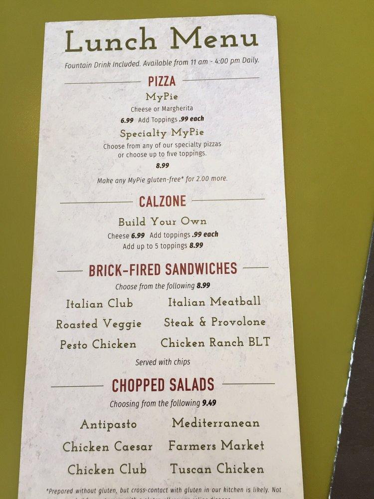 Menu at Flippers Pizzeria, Wildwood, Traverse Trl