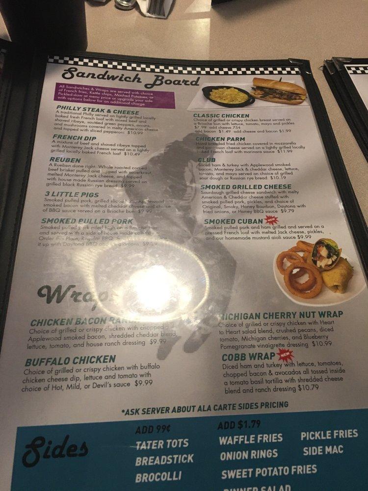 Menu at Hudson's Classic Grill pub & bar, Escanaba, 201 N Lincoln Rd