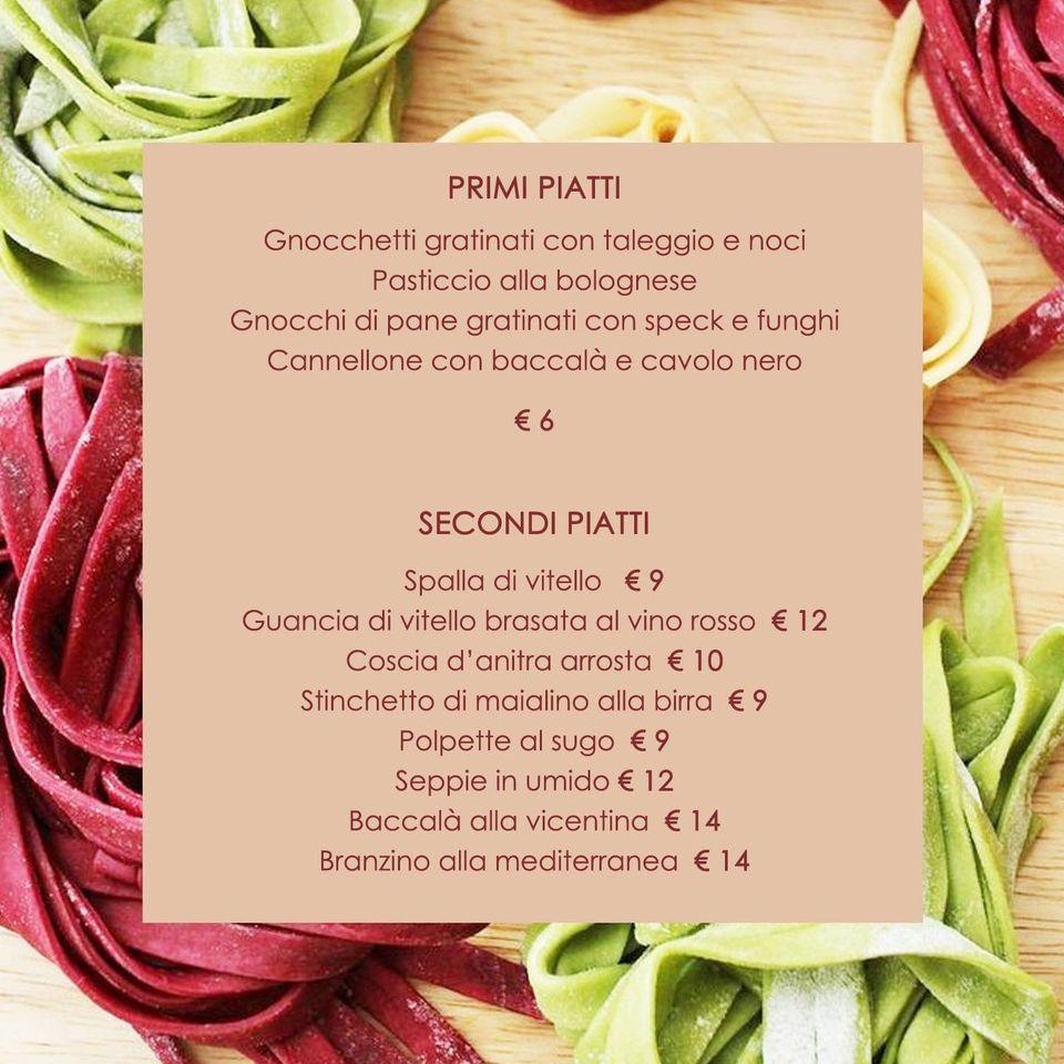 Menu da Hotel Locanda al Sole ristorante, Castello di Godego, Via S. Pietro