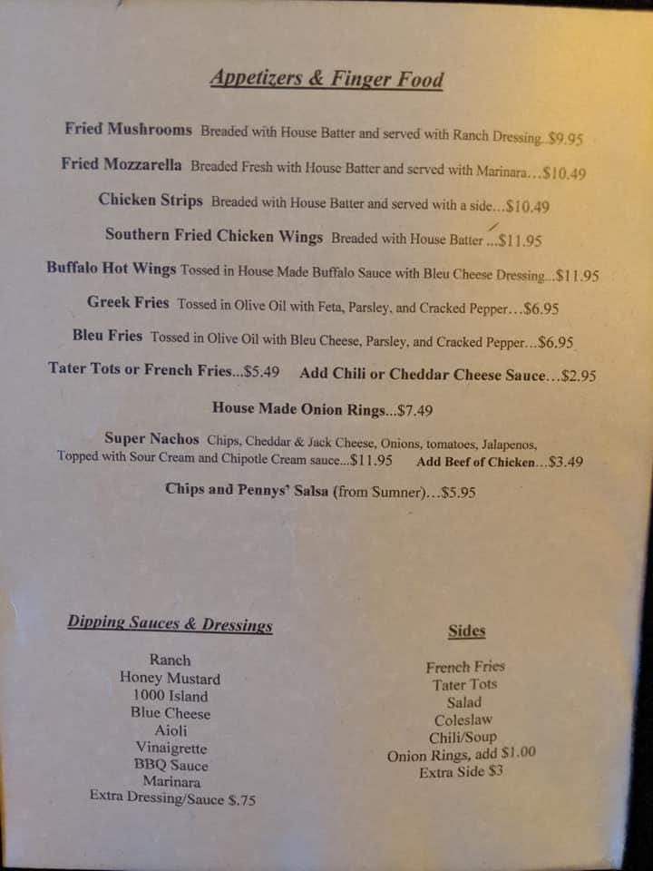 Menu at Twilight Rainier pub & bar, Seattle