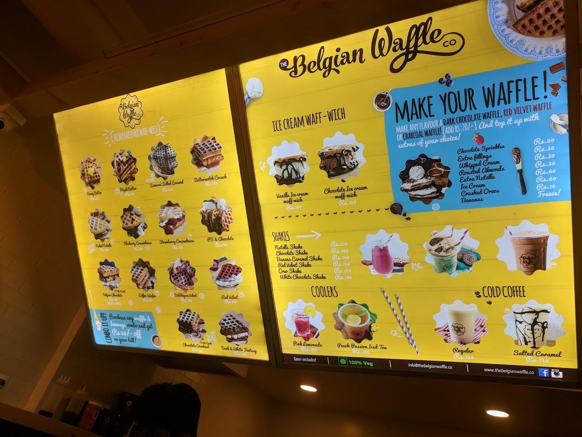 Menu at The Belgian Waffle Co, Navi Mumbai, Plot 101