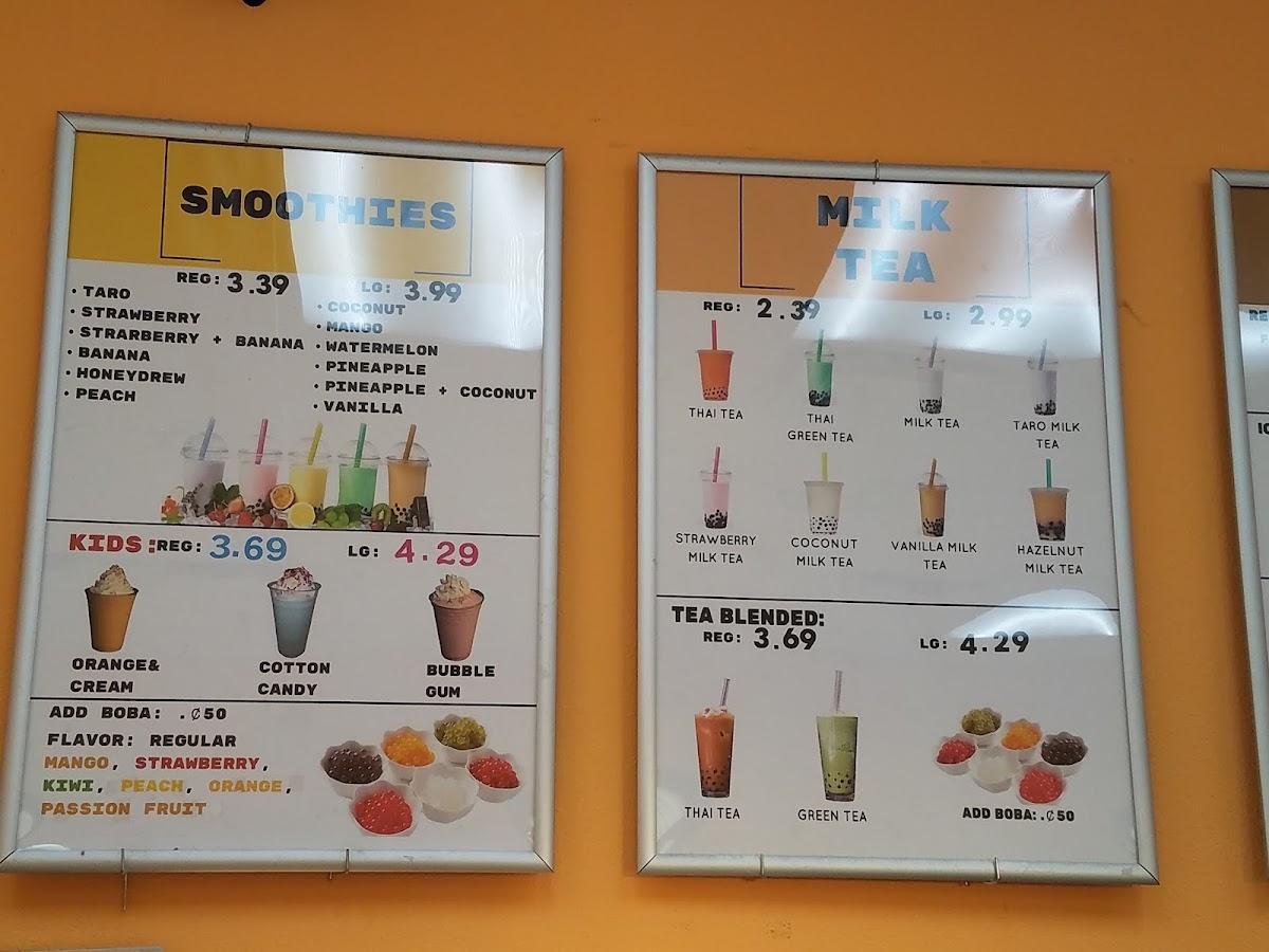 Menu at Best Donuts, Phoenix
