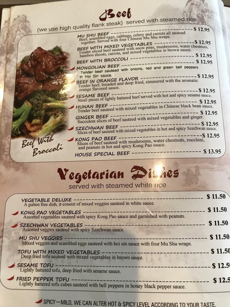 Menu at Chinatown Restaurant, Coeur d'Alene