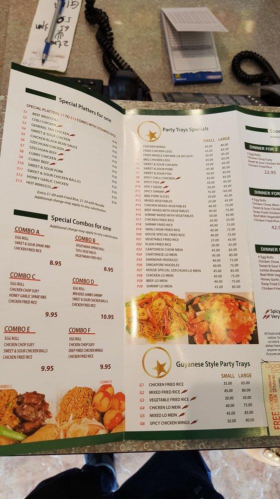 Menu at Golden Star Chinese Food restaurant, Brampton, 164 Sandalwood ...