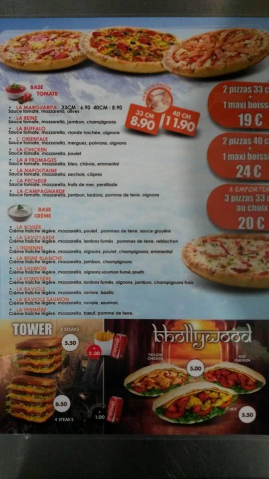 Menu at Mc Tacos restaurant, Lorient, Place des Halles St Louis