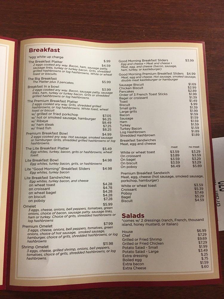 Menu at Tastee Donuts restaurant, Kenner, Loyola Dr # 2