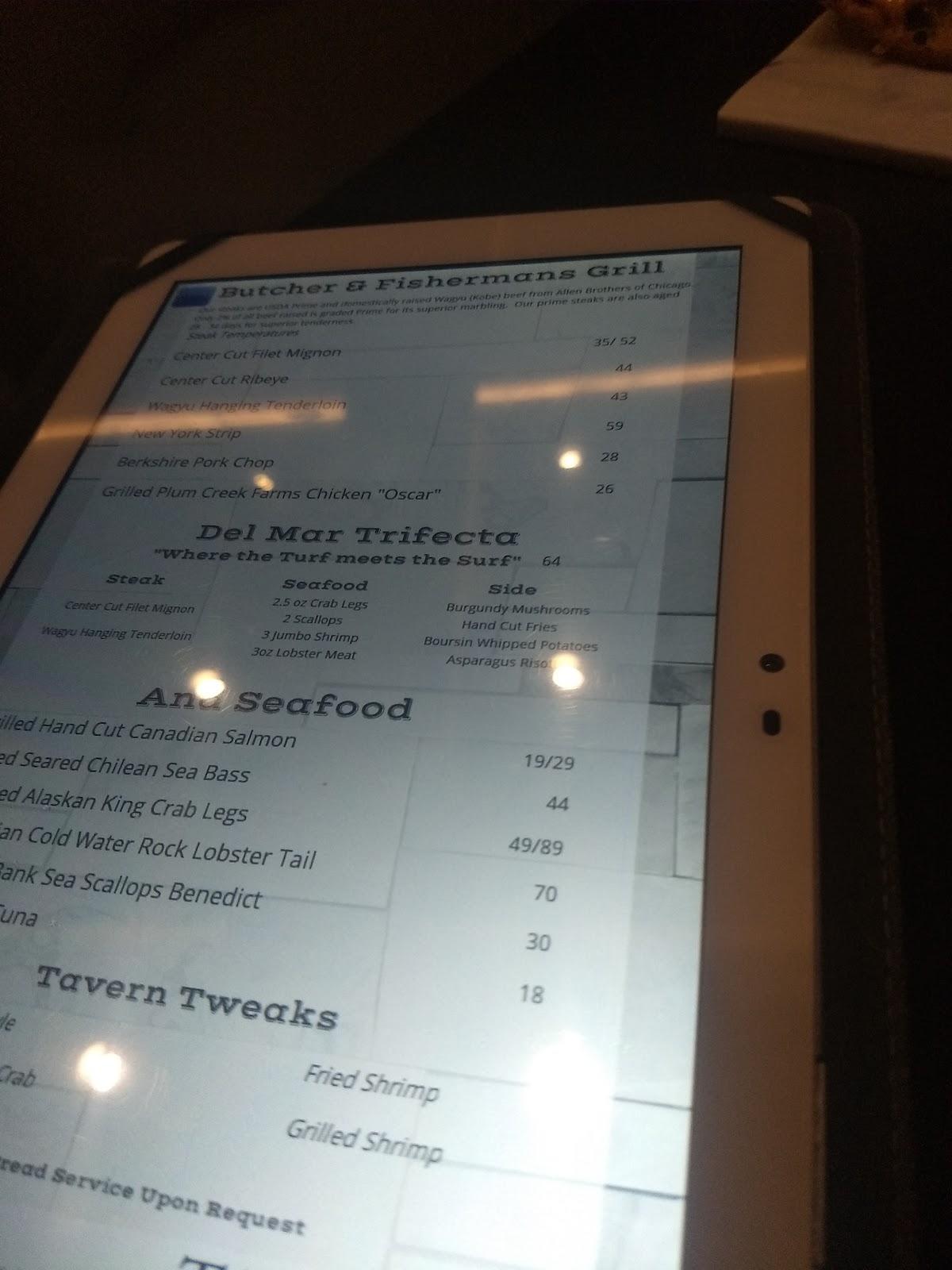 Menu at Tavern 180 steakhouse, Omaha, 203 N 180th St