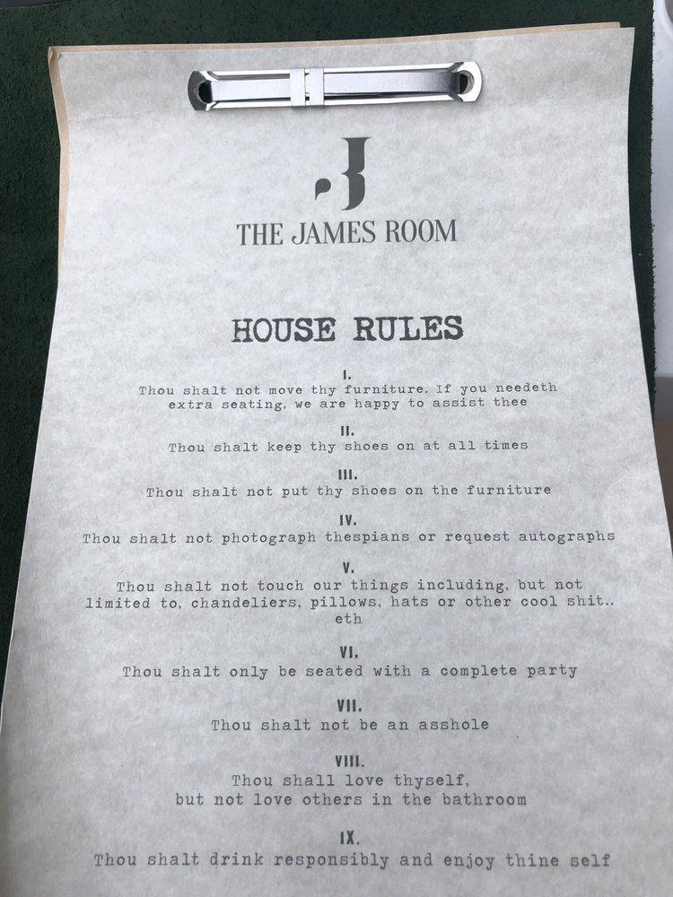 Menu at The James Room pub & bar, Atlanta, 661 Auburn Ave NE STE 280