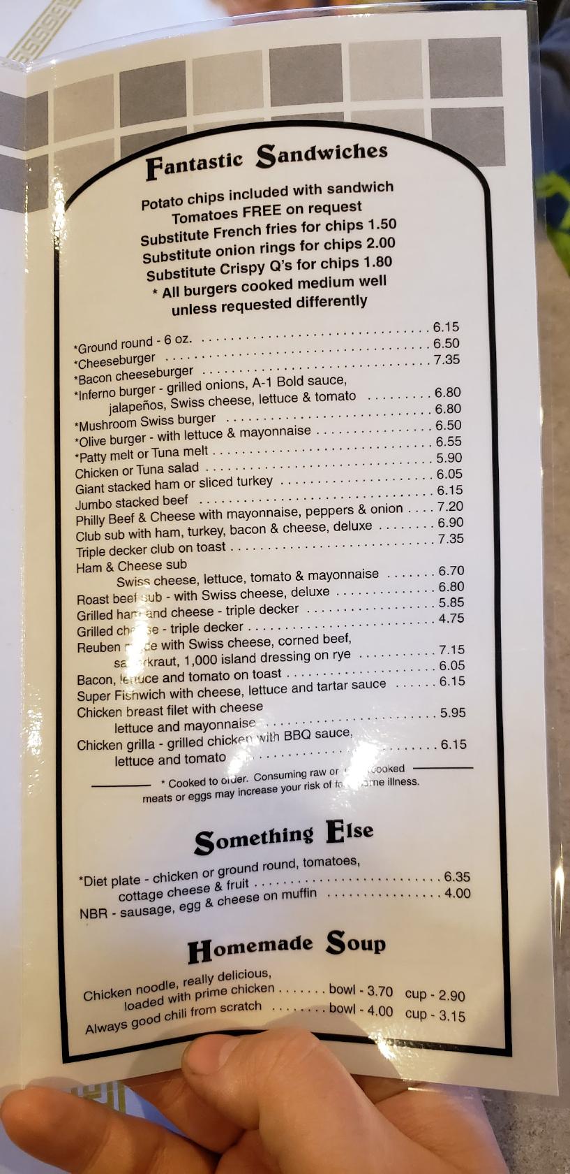 Menu at New Beginnings Restaurant, Grand Rapids, Alpine Ave NW