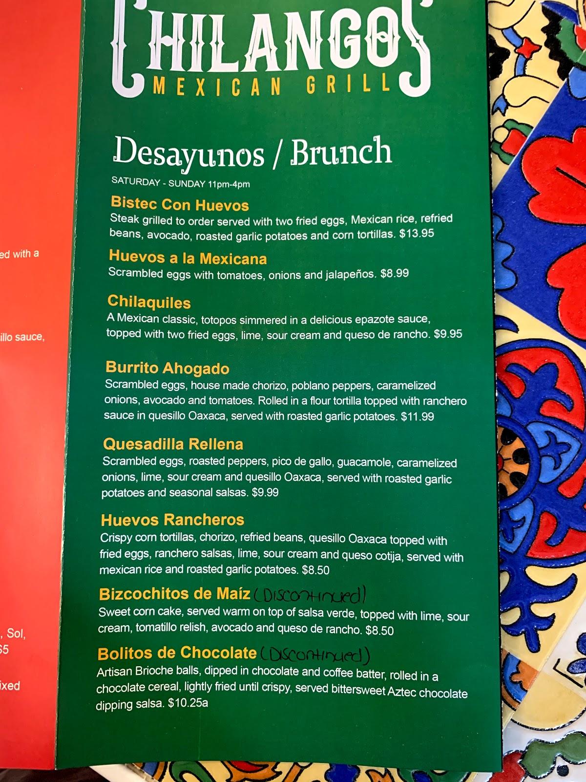 Restaurante Chilangos Mexican Grill, Plantation - Carta del restaurante ...