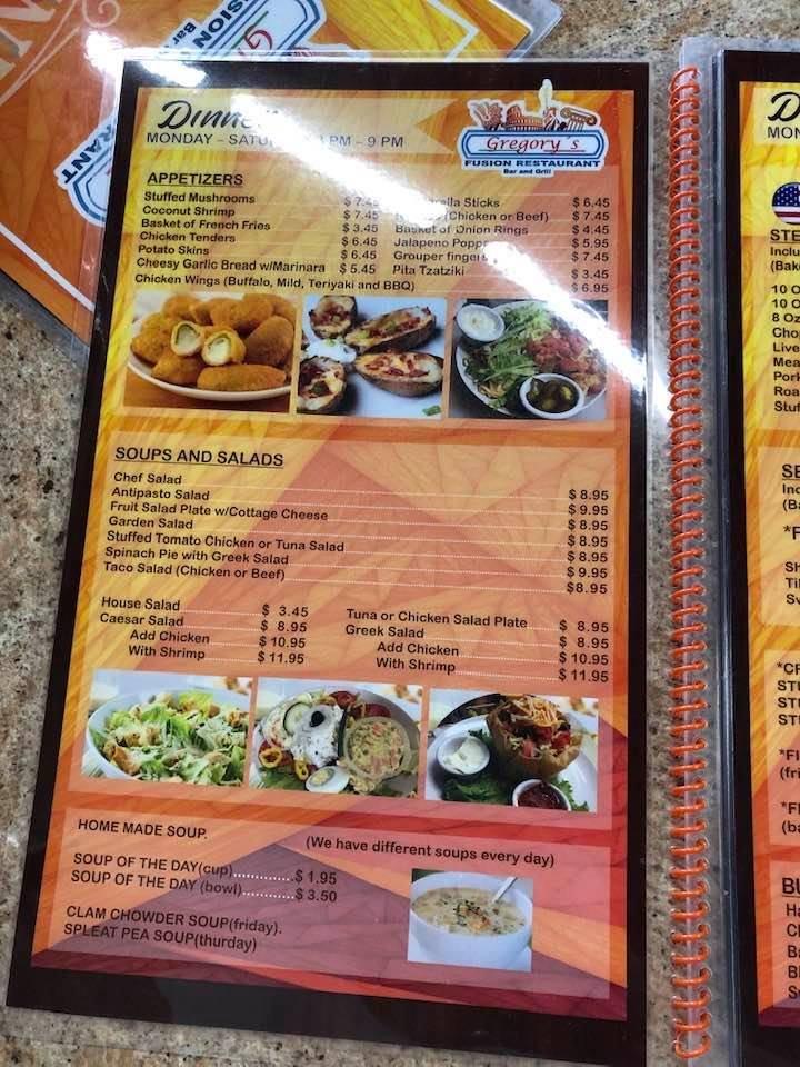 Menu at Old Cuban Restaurant & Bar, Cape Coral