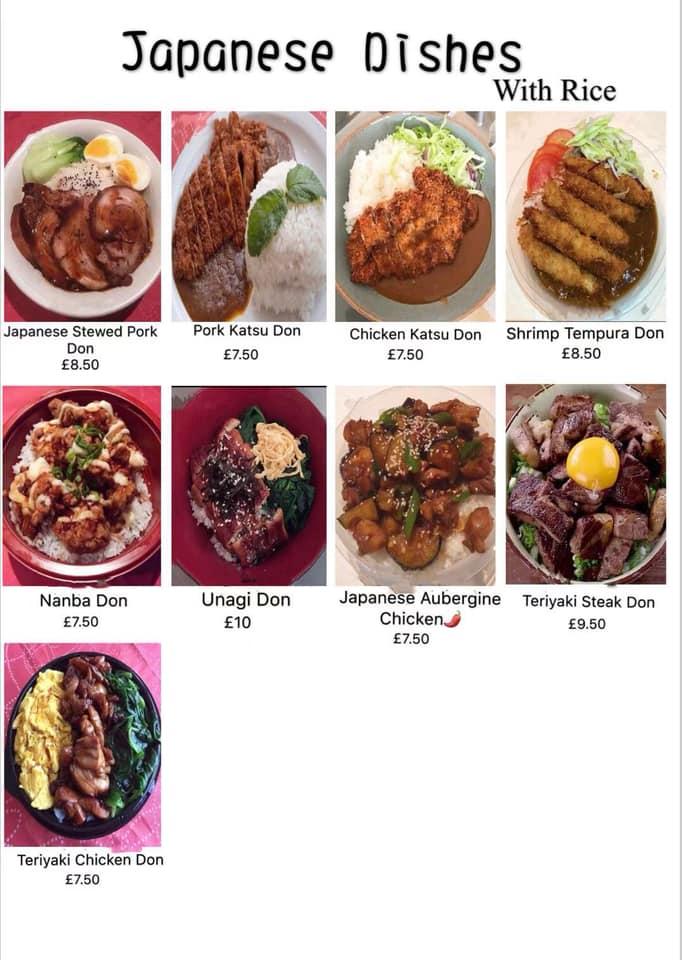 Menu at Li's Sizzling House restaurant, Brighton